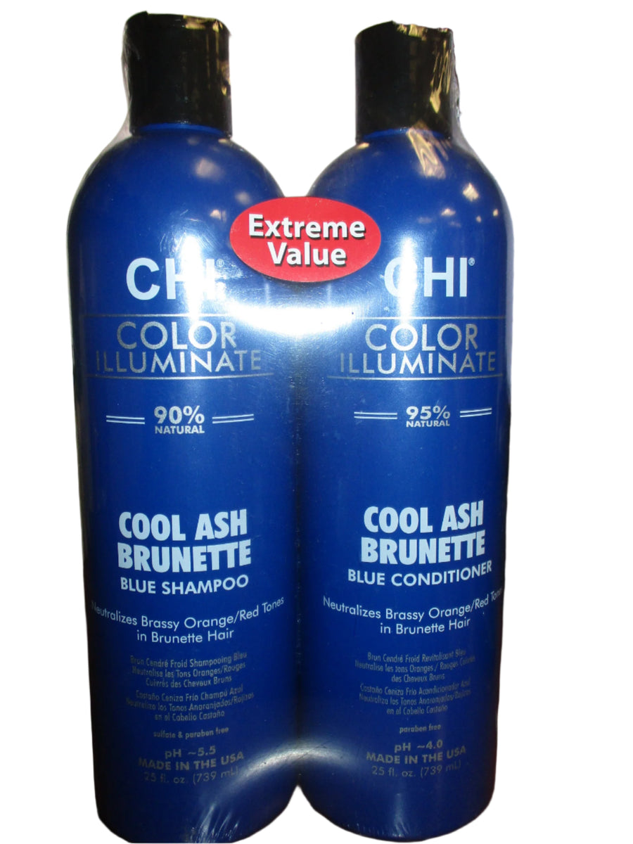 CHI Color Illuminate Cool Ash Brunette Shampoo or Conditioner, 25oz Du ...