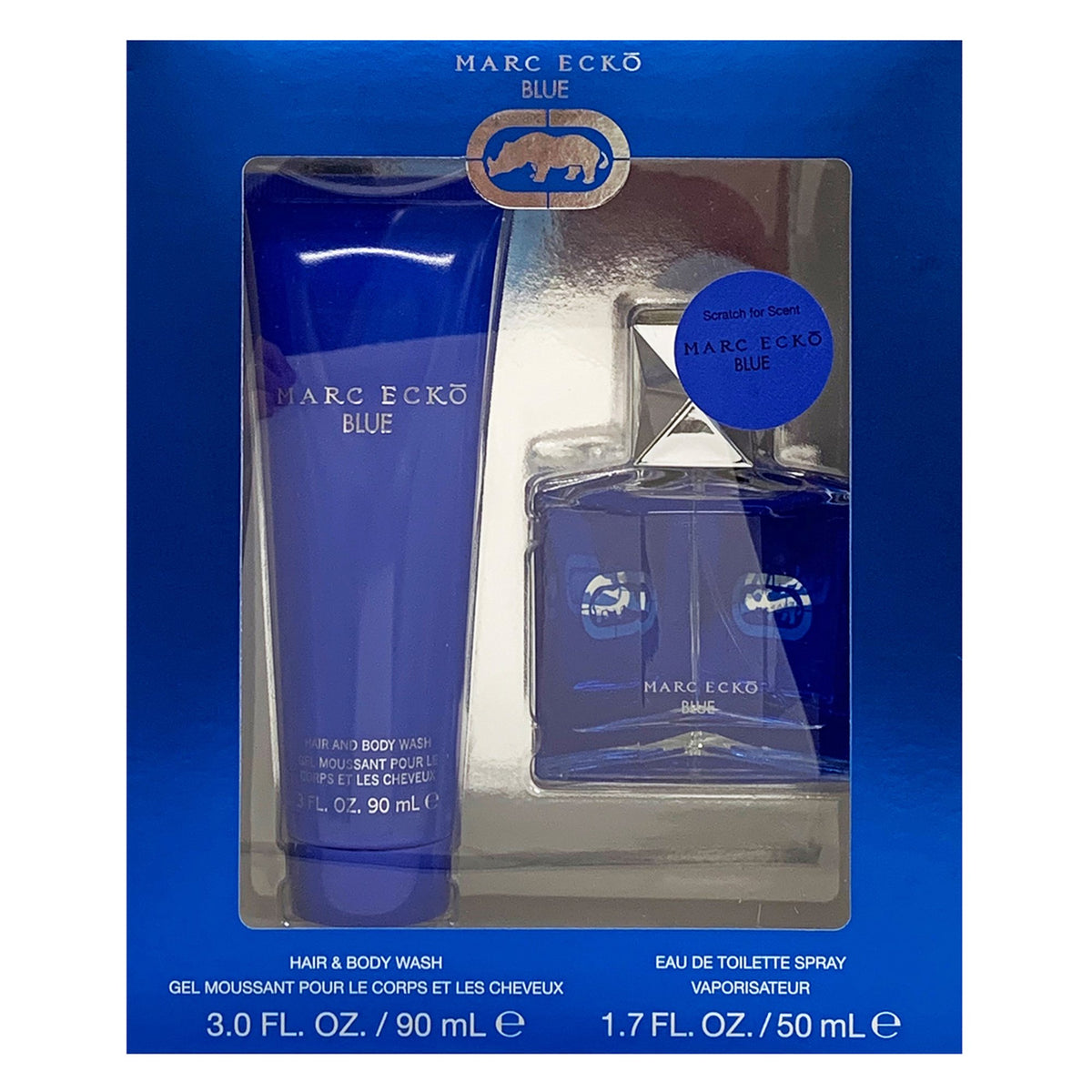 Marc Ecko Blue Gift Set for Men 2 Piece 1.7 oz EDT – Hair Care & Beauty