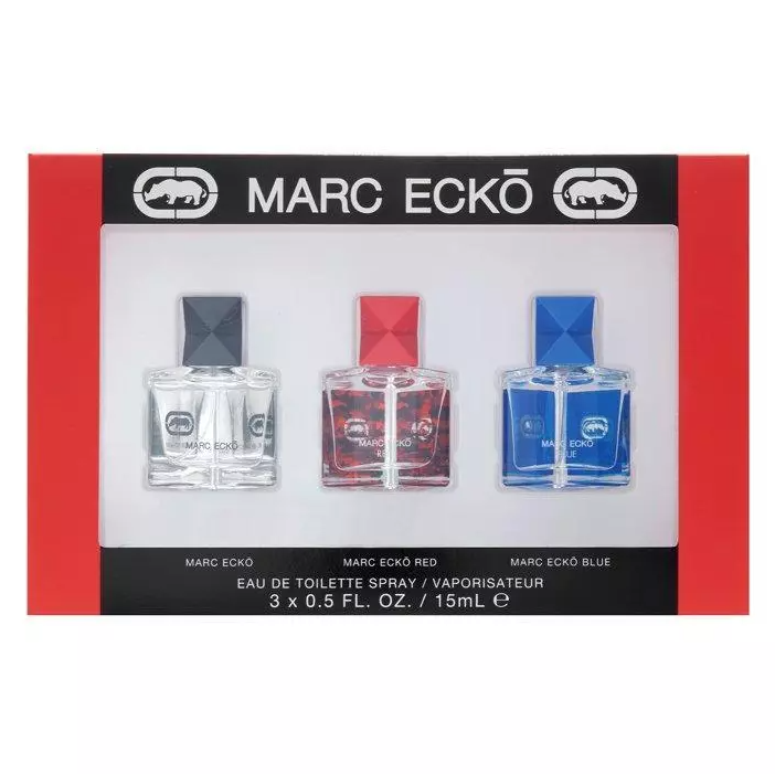 Marc Ecko Eau de Toilette 3-Piece Men's Perfume Gift Set 1oz ea – Hair ...