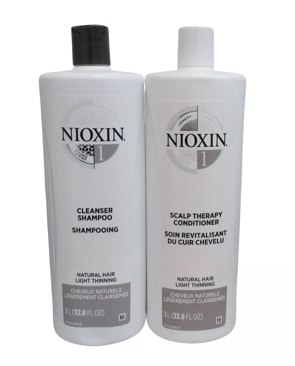 Nioxin System 1 Cleanser and Scalp Therapy Duo – Hair Care & Beauty