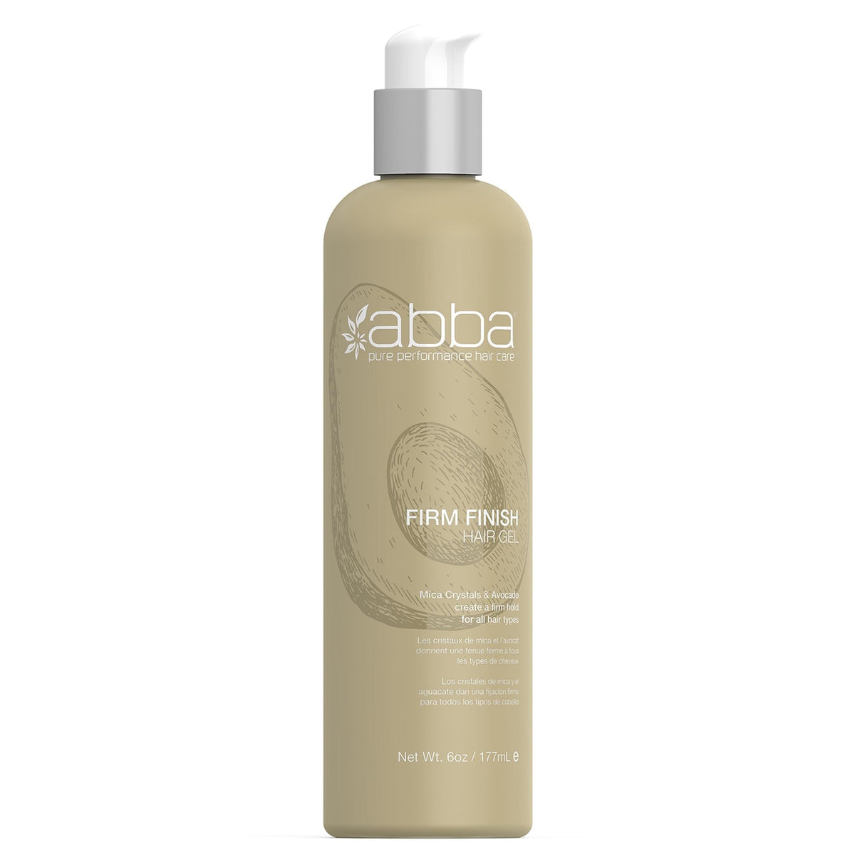 ABBA Firm Finish Hair Gel 6 oz – Hair Care & Beauty