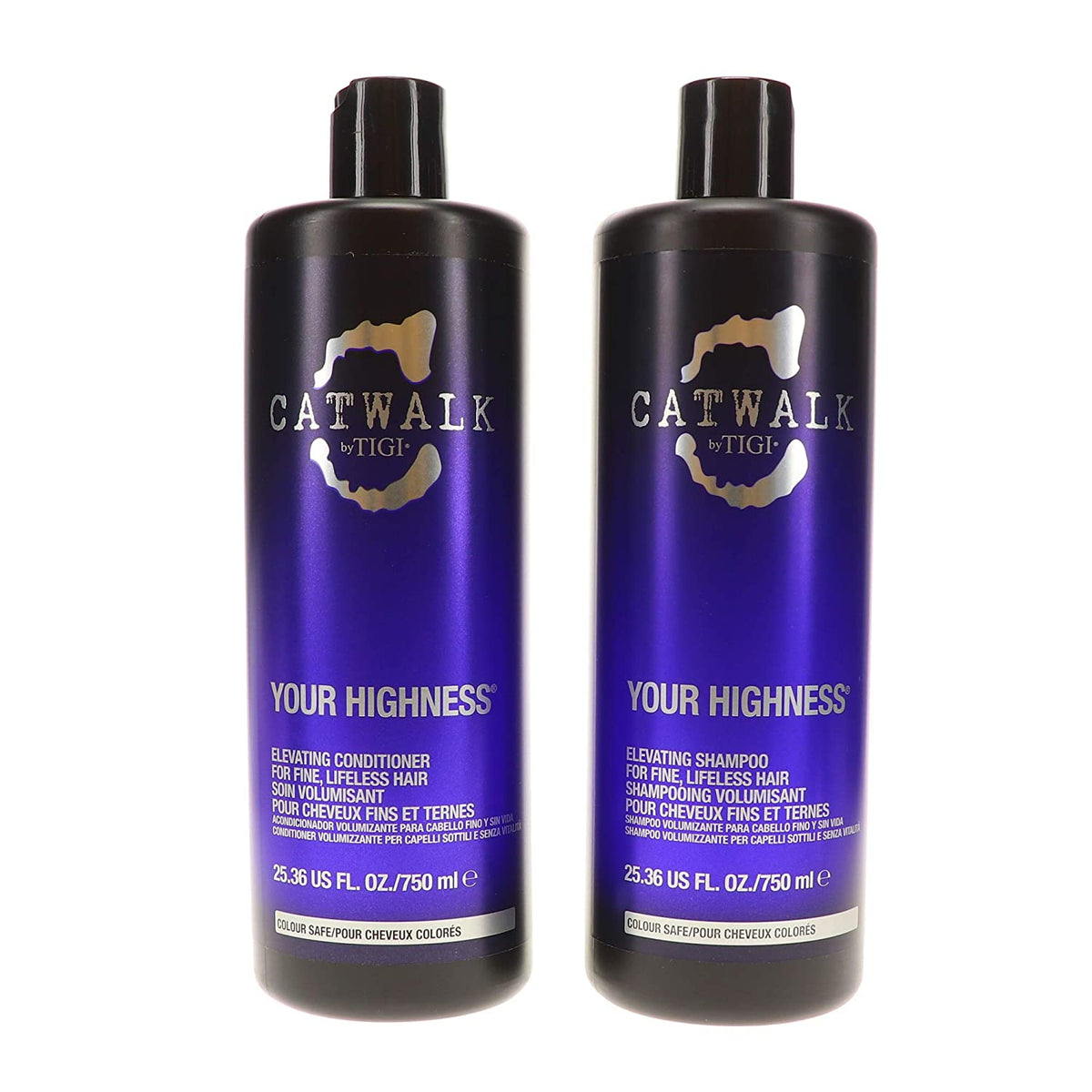 TIGI Catwalk Your Highness Volume Shampoo and Conditioner 25.36 oz Twe ...