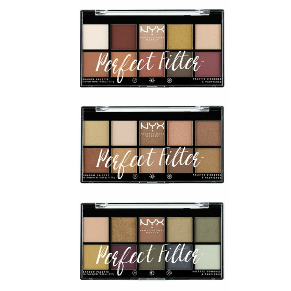 NYX PROFESSIONAL MAKEUP Perfect Filter Shadow Palette | Eyeshadow Kit ...