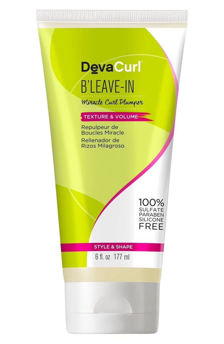 Devacurl B'Leave-In Miracle Curl Plumper 6 Oz – Hair Care & Beauty