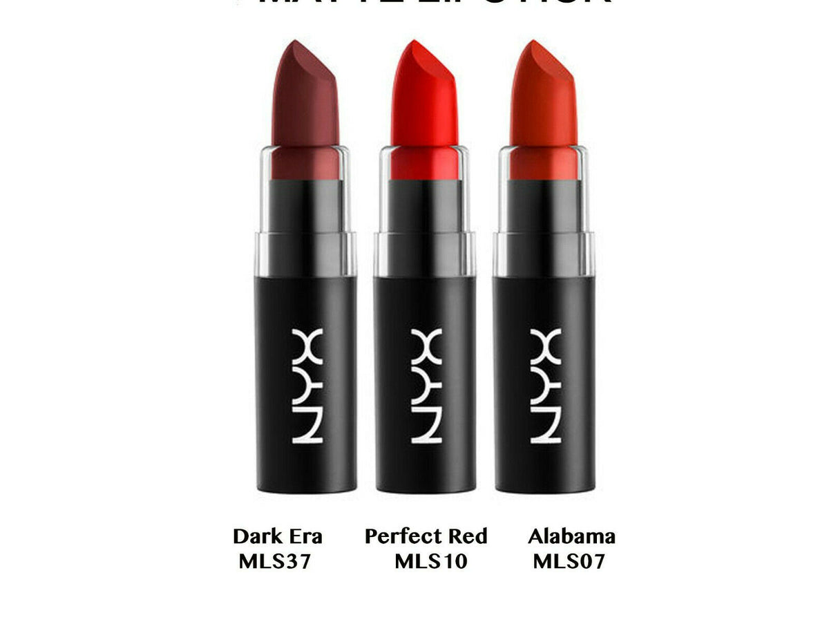 NYX Matte Lipstick Set of 3 Choose Color – Hair Care & Beauty